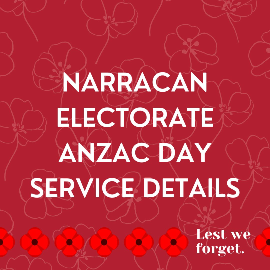 2023 Narracan Electorate ANZAC Day Services